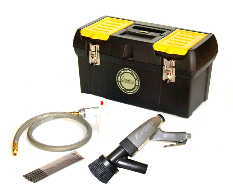 904077 - 3mm Air Powered Shrouded Pistol Grip Needle Gun Kit With Lube ...